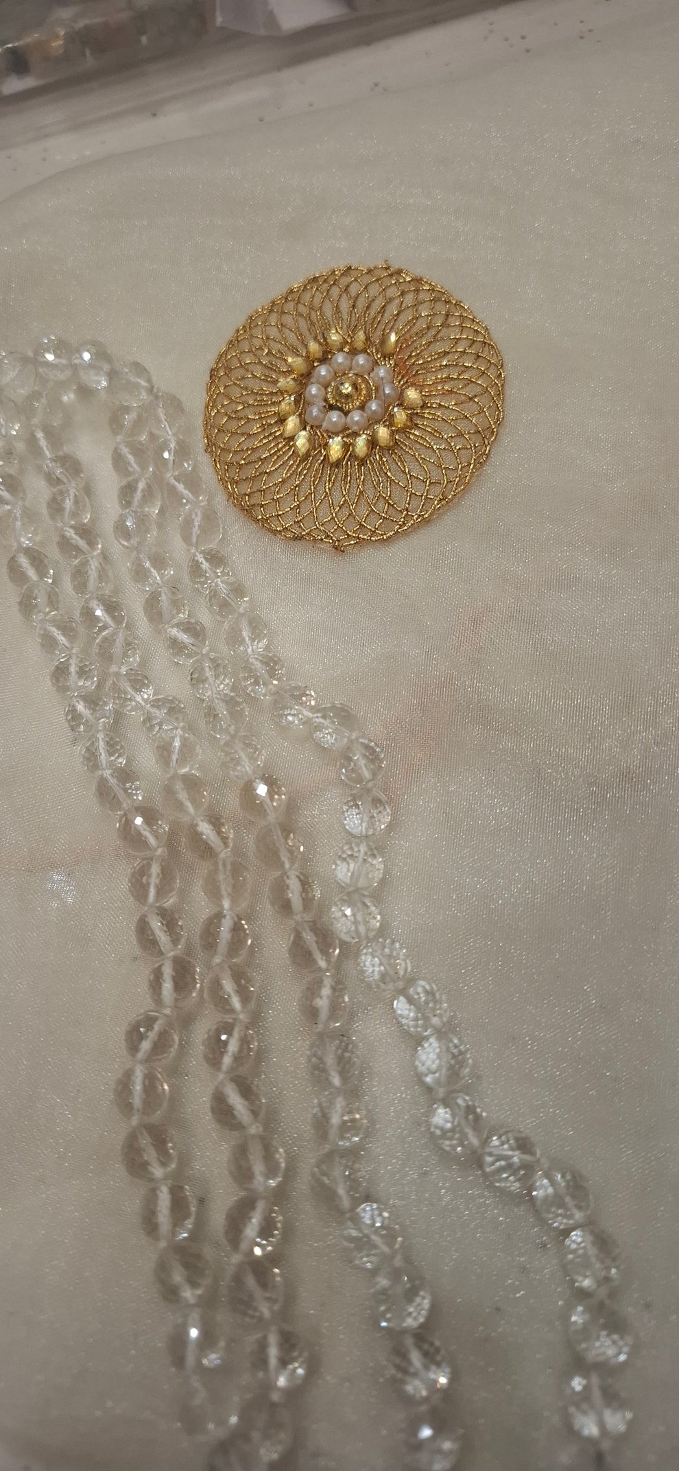 Clear Quartz Jaap Maala (108 Beads)100%original – Vaastunidhie